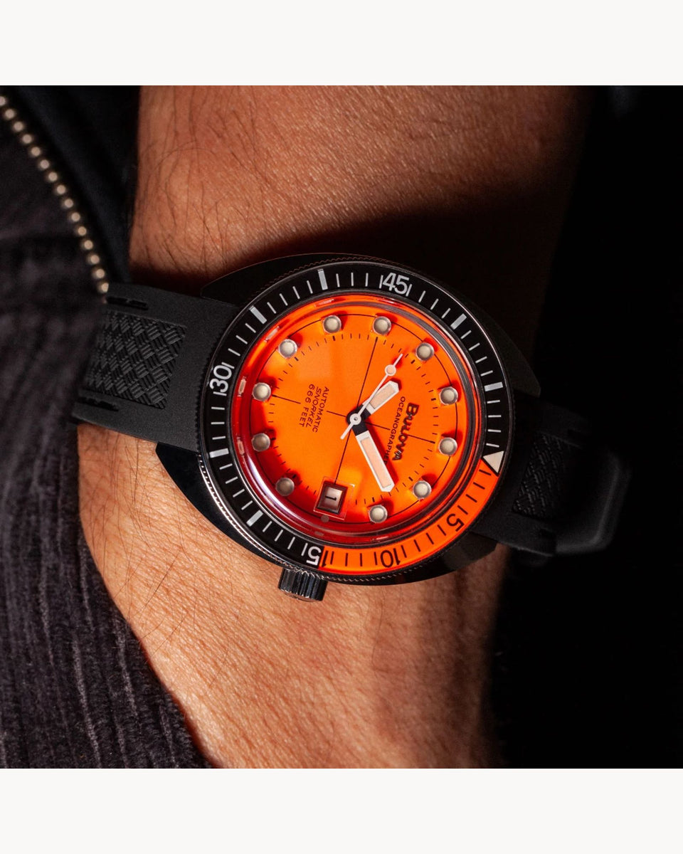 BULOVA Devil Diver Automatic 200m Model: Oceanographer 96B350 ...
