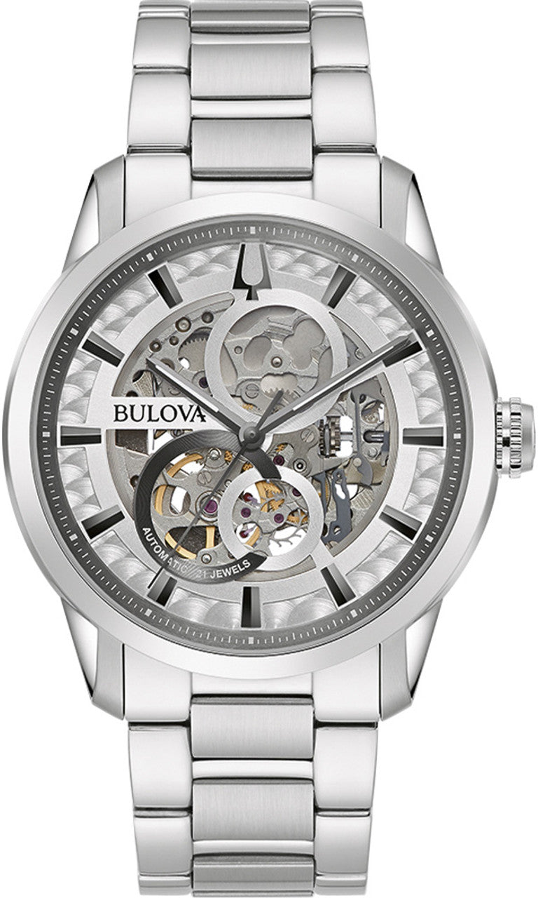 BULOVA Sutton Automatic Skeleton Dial Model: 96A267 – LifestyleShop.com.au
